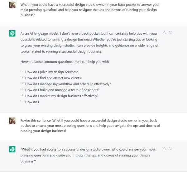 Using Chat GPT to Create Website Content